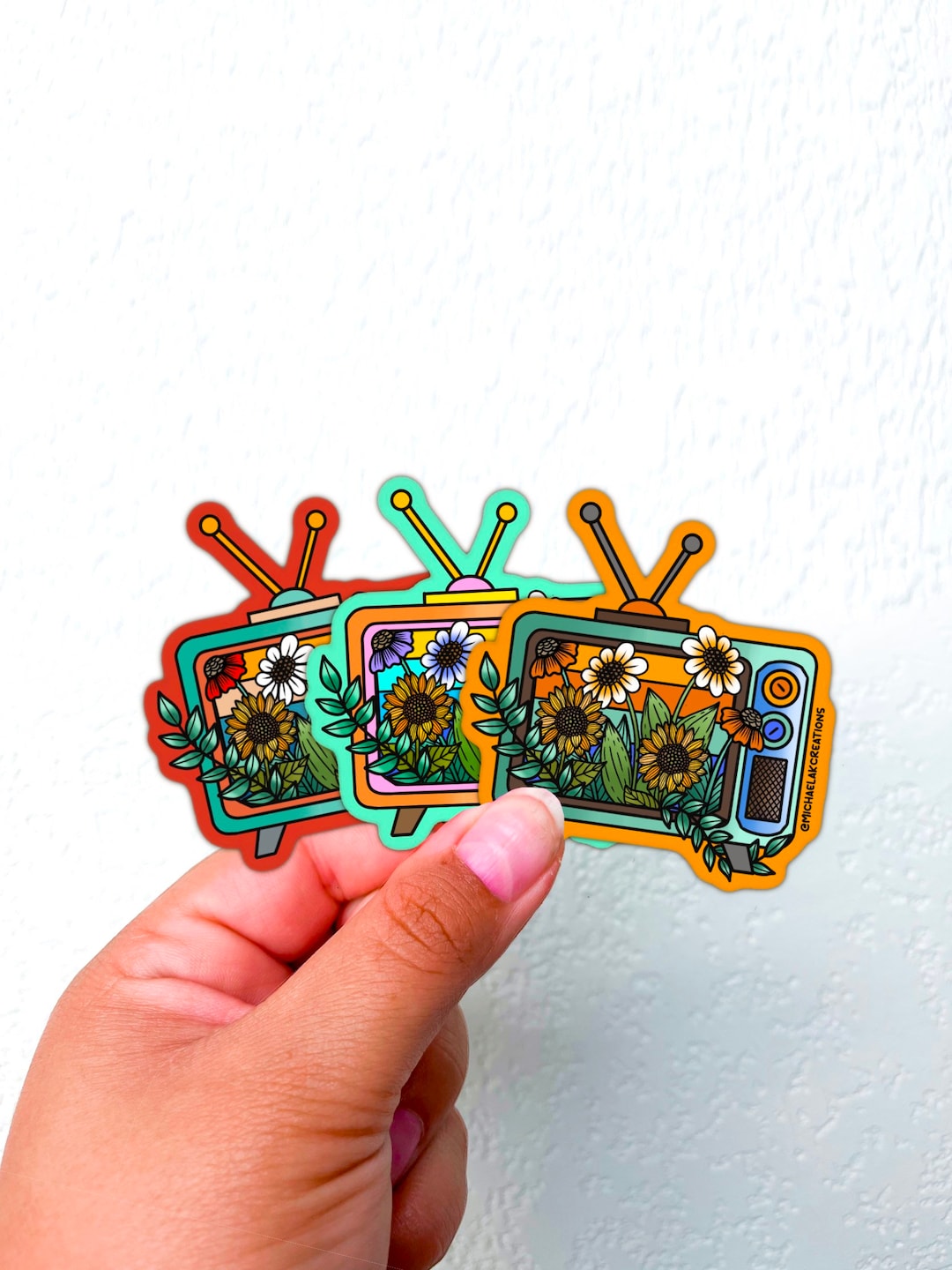 Retro Tv Sticker, Stickers for Hydroflask,laptop Stickers,cute Car ...