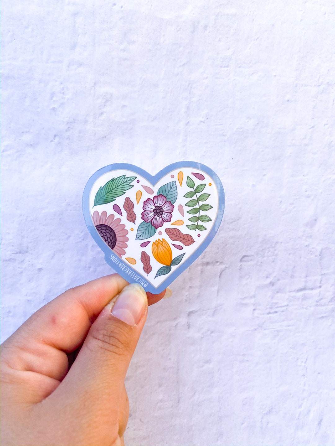 Heart Sticker |stickers for Hydroflask | Laptop Stickers | Waterproof ...