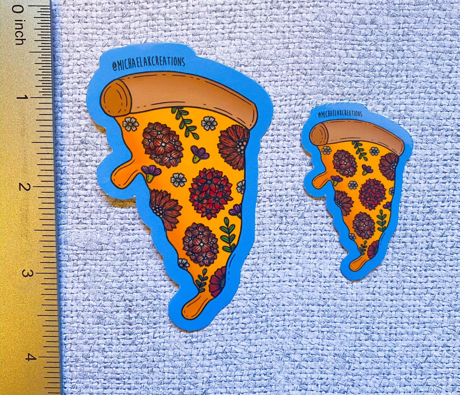 Pizza Sticker Stickers for Hydroflask Laptop Stickers - Etsy
