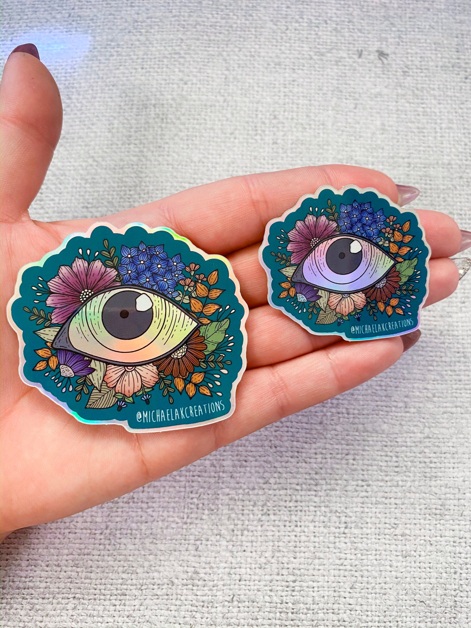 Eye Sticker flower Eye Sticker Stickers for Hydroflask - Etsy