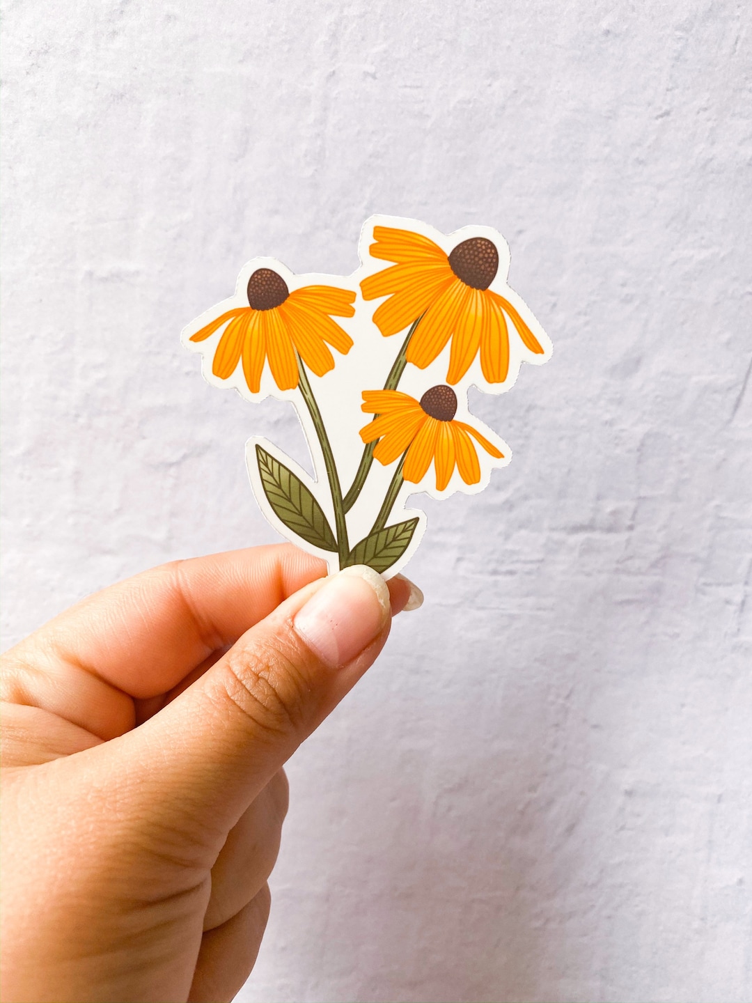 Black Eyed Susan Sticker | Stickers for Hydroflask | Laptop Stickers ...