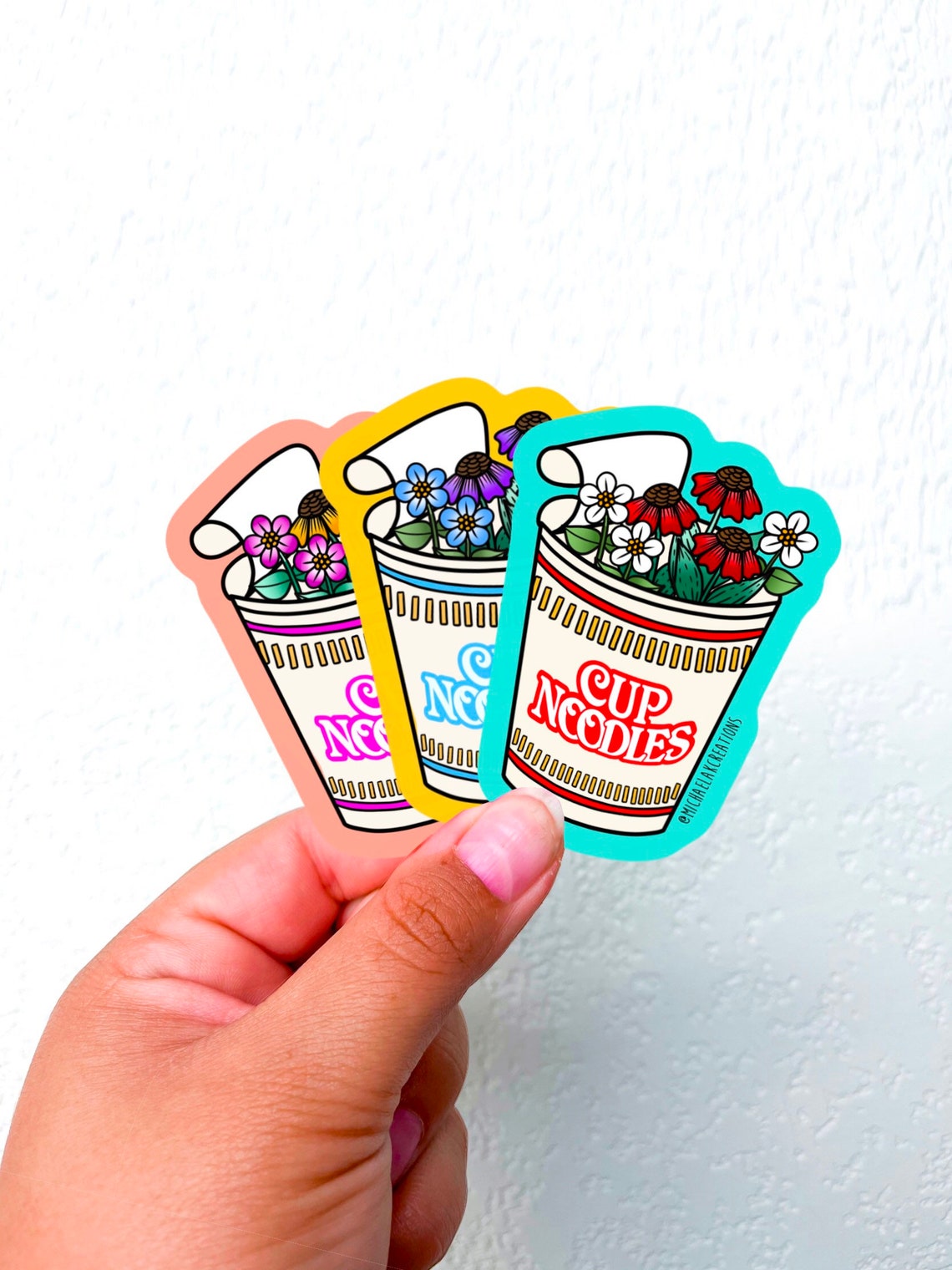 Cup O Noodlessticker Asian Snack Sticker Cute Sticker - Etsy