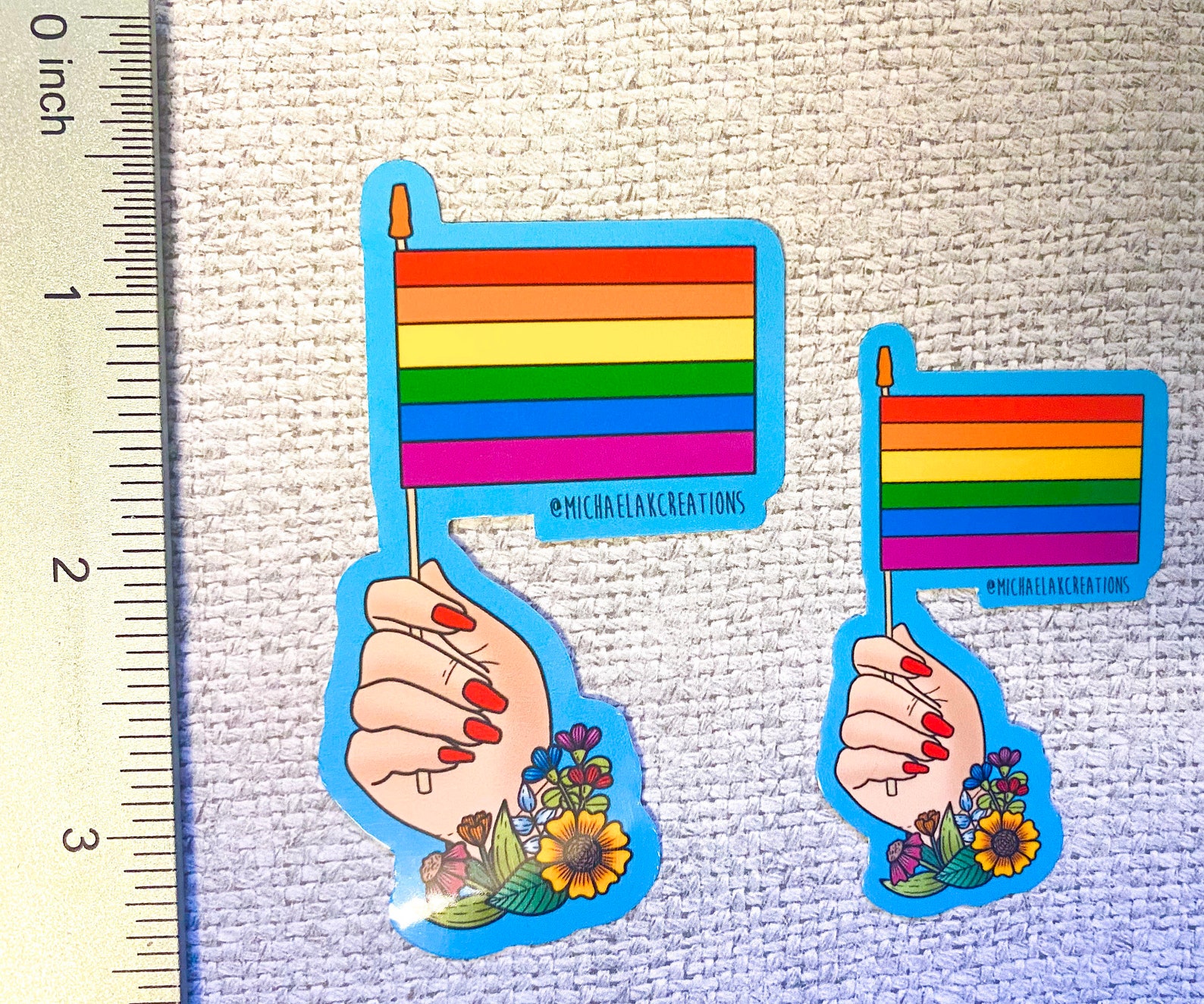 LGBTQ Flag Sticker stickers for Hydroflask Pride Stickers - Etsy