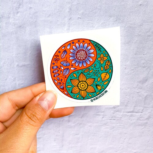 Yin Yang Sticker Stickers for Hydroflask Hydroflask | Etsy