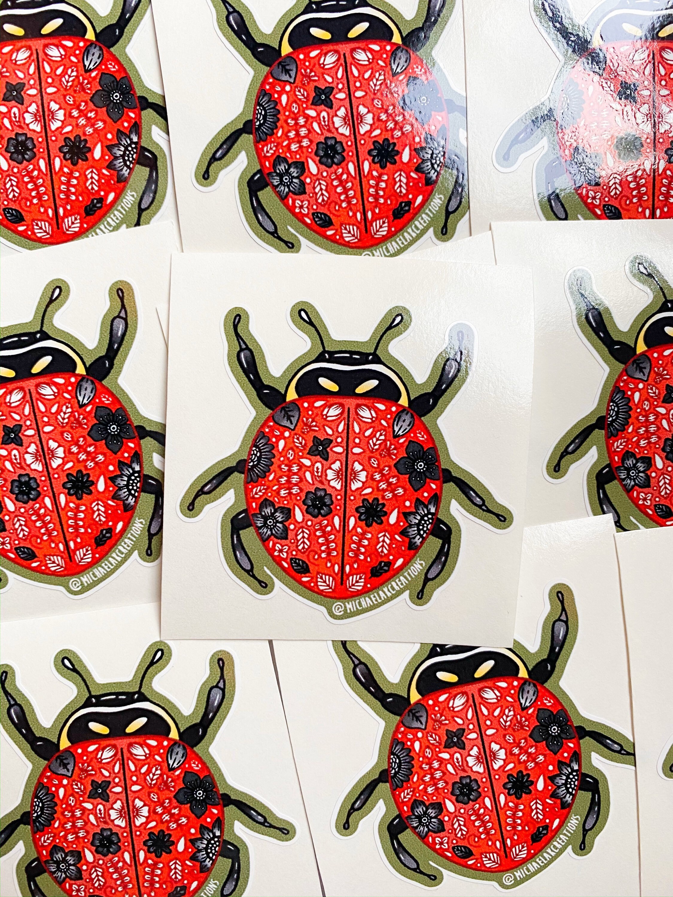 Ladybug Sticker stickers for Hydroflask Hydroflask Stickers - Etsy