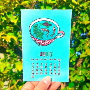 Sticker Calendars,stickers,stickers for Hydroflask,laptop Sticker,cute ...