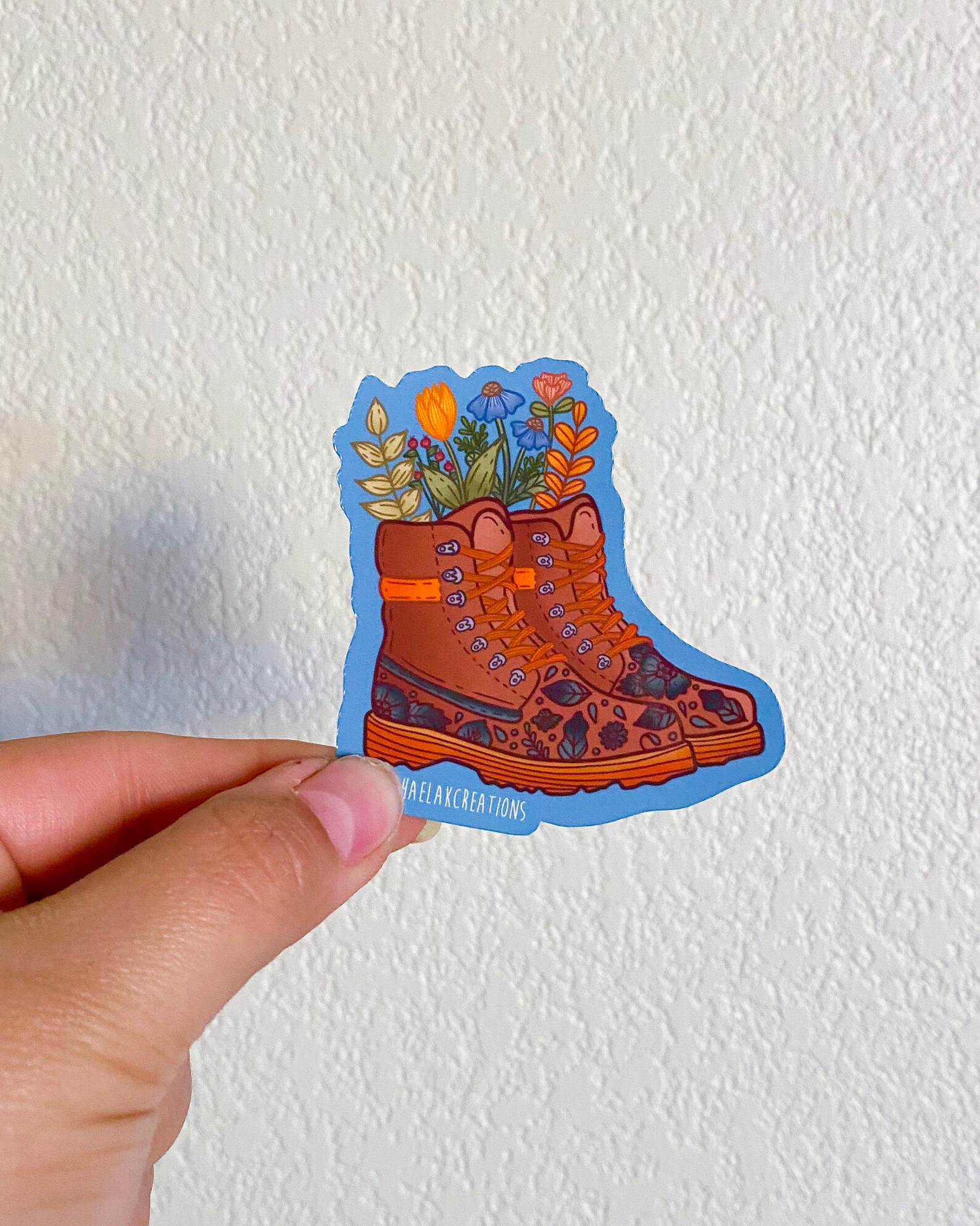 Hiking Boots Sticker Stickers for Hydroflaskstickers - Etsy