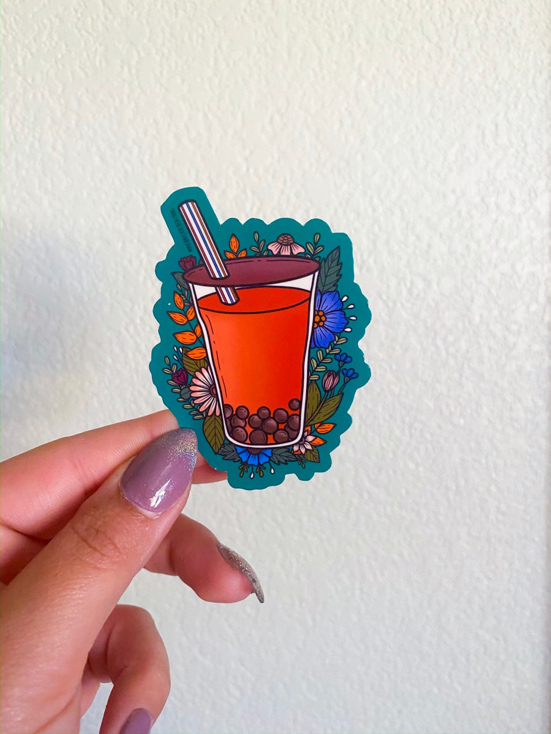 Thai Tea Sticker| Tea Stickers |boba Sticker|stickers for Hydroflask ...