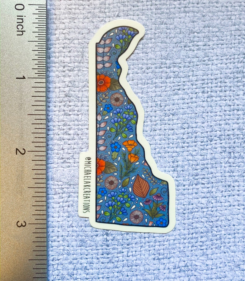 Delaware Sticker DE Sticker Stickers for Hydroflask | Etsy