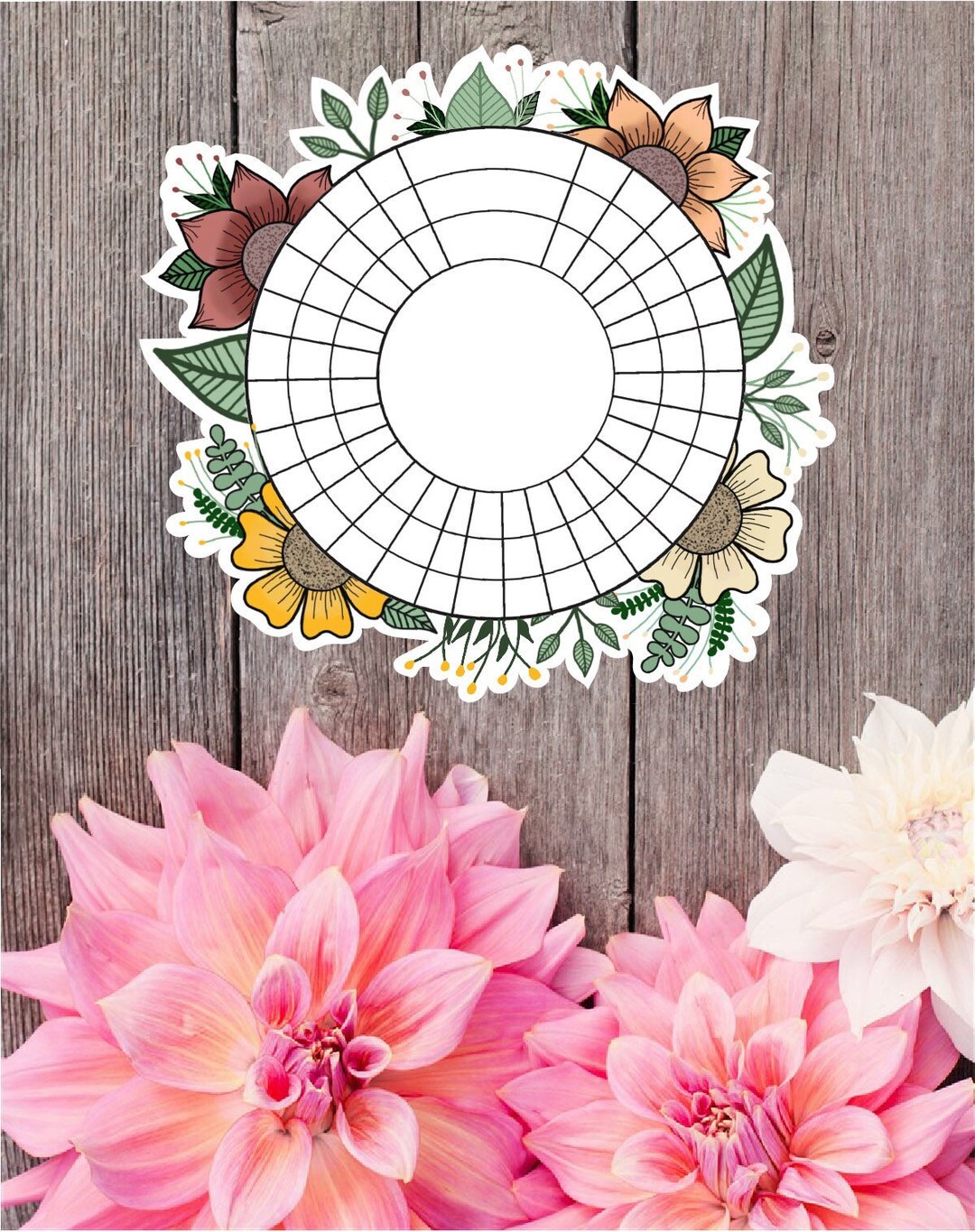 Floral Habit Tracker Digital Download/printable - Etsy