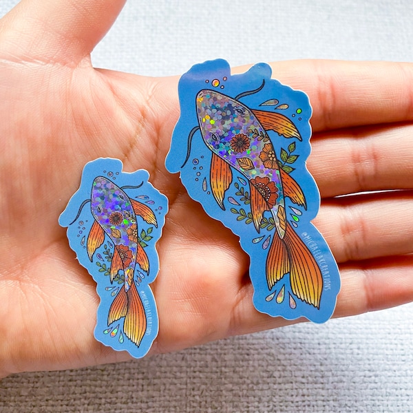 Koi Stickers - Etsy