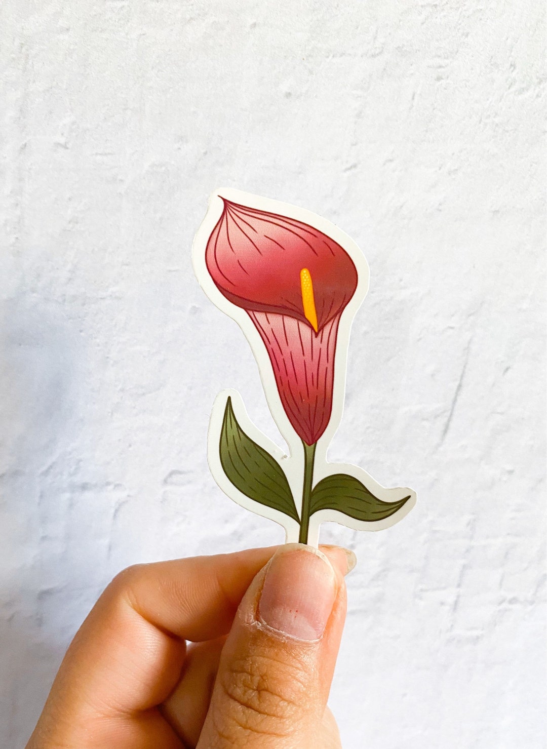 Calla Lily Sticker | Stickers for Hydroflask | Laptop Stickers | Laptop ...
