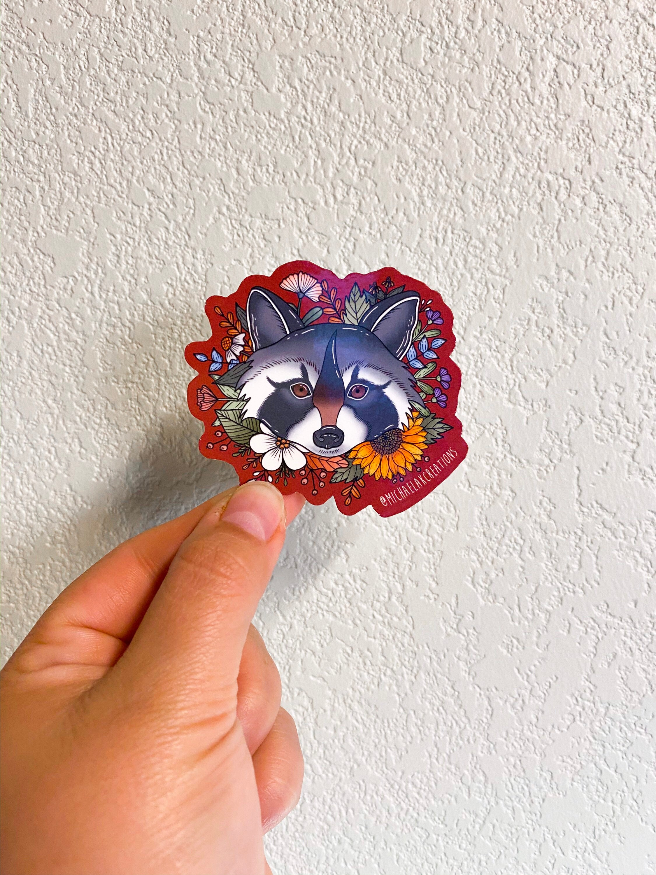 Raccoon Sticker Stickers Stickers for Hydroflask Laptop - Etsy