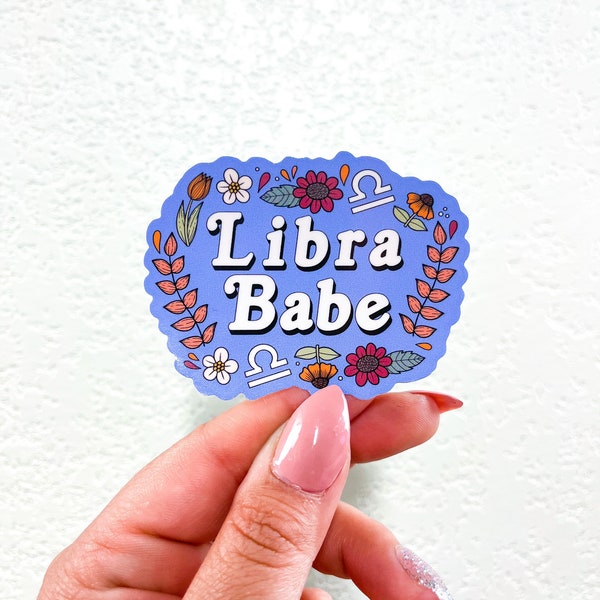 Libra Sticker - Etsy