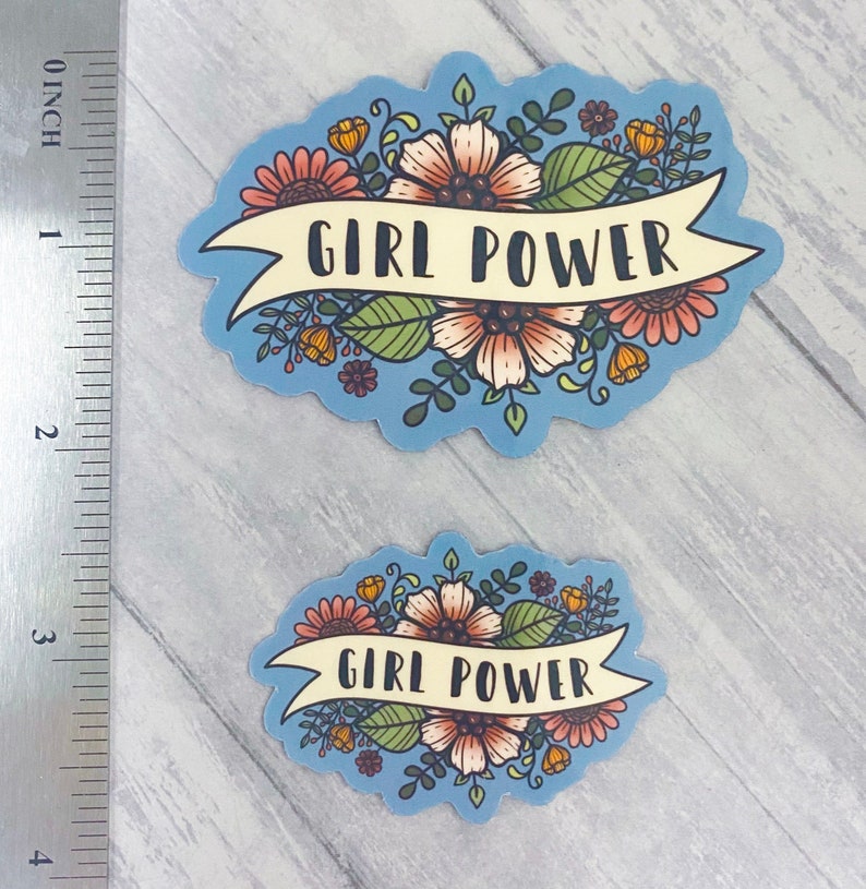 Girl Power Sticker Stickers Stickers for Hydroflask | Etsy