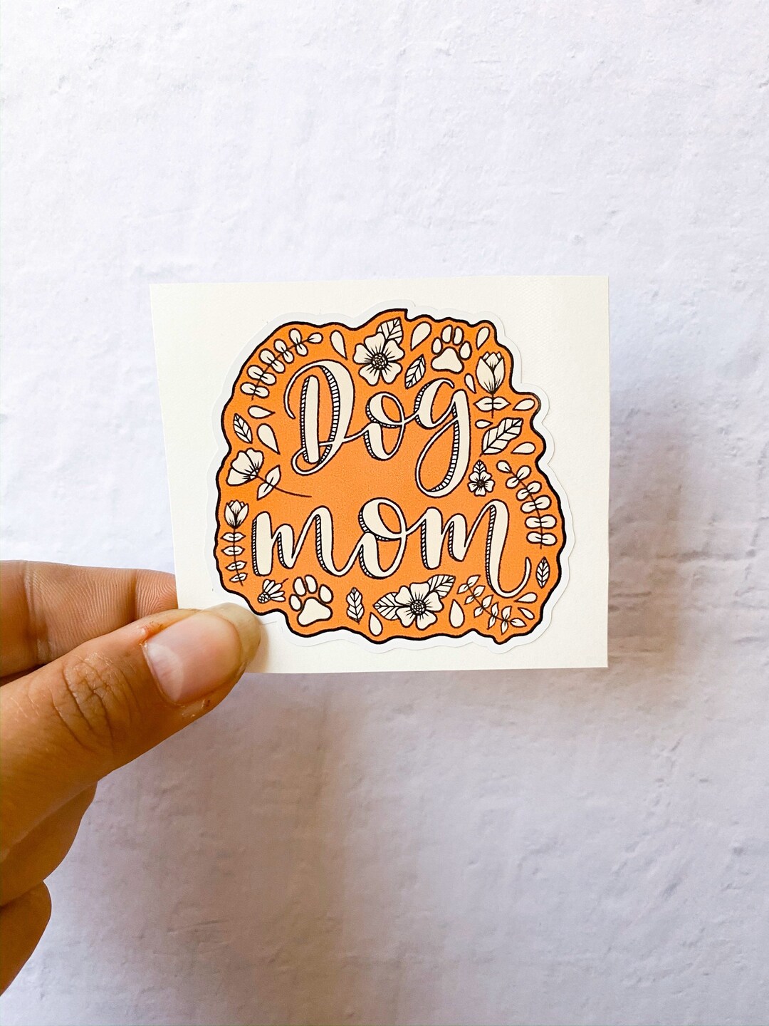 Dog Mom Vinyl Sticker | Dog Sticker | Stickers for Hydroflask | Laptop ...