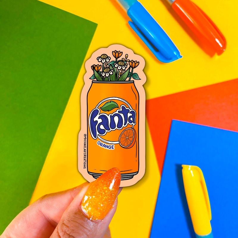 Fanta Sticker - Etsy