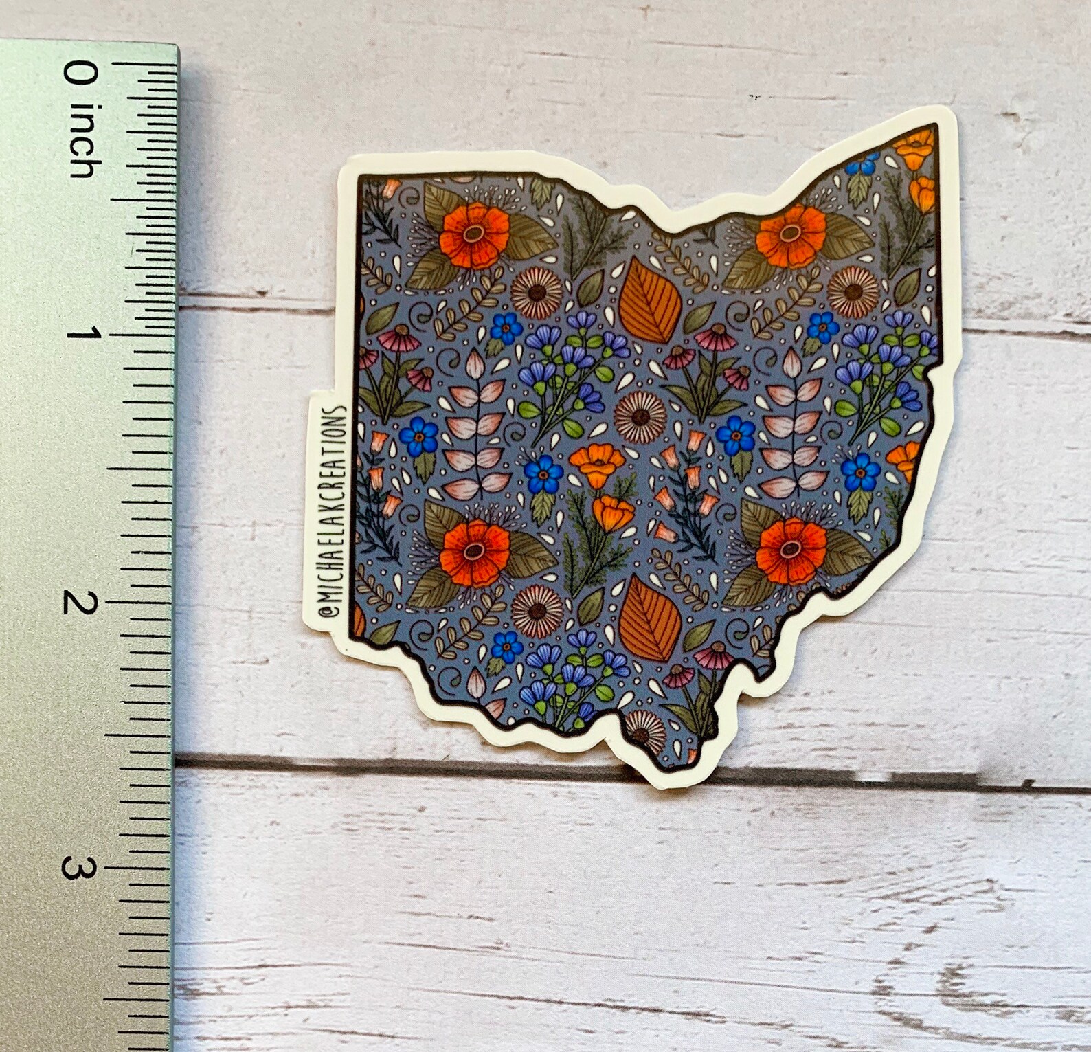 Ohio Sticker States Stickers OH Sticker Stickers for | Etsy