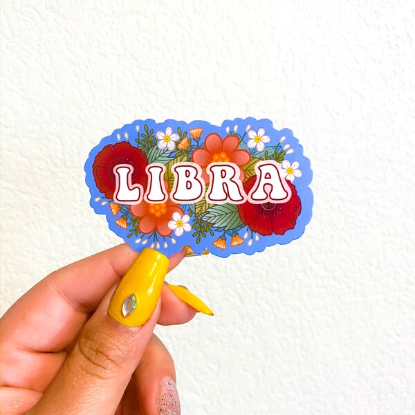 Libra Sticker - Etsy