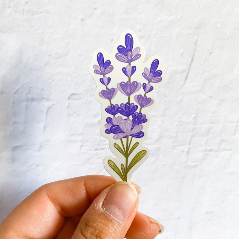 Flower Sticker - Etsy