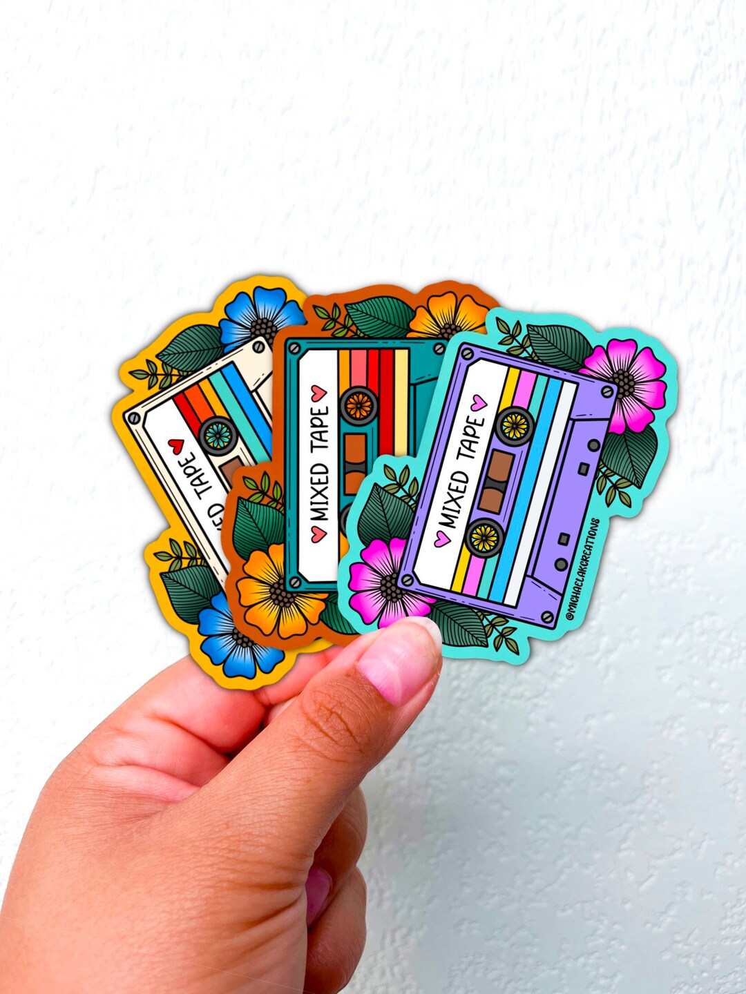 Mix Tape Sticker | Mix Tape Sticker | Cute Sticker| Stickers for ...