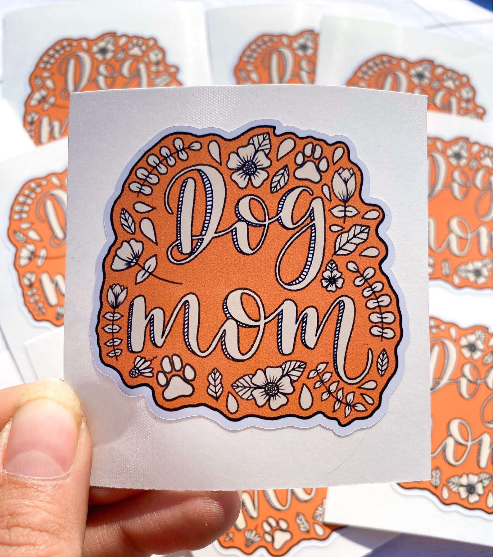 Dog Mom Vinyl Sticker Dog Sticker Stickers for Hydroflask - Etsy
