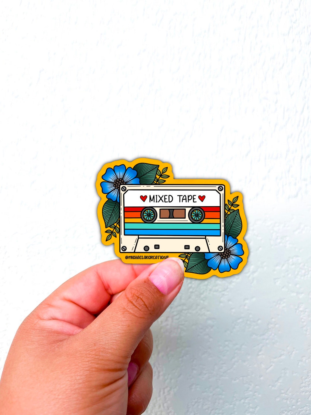 Mix Tape Sticker | Mix Tape Sticker | Cute Sticker| Stickers for ...