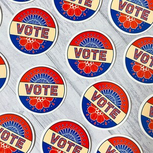 Vote Sticker | Stickers | Stickers for Hydroflask | Laptop Stickers ...
