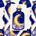 Night Sky Bottle Diecut Sticker Moon Sticker Moon Lover - Etsy
