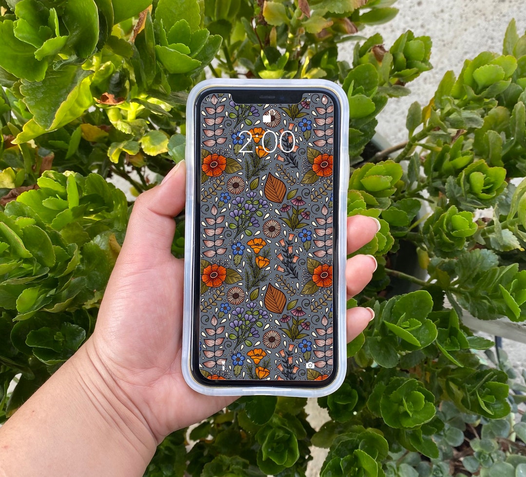 Poppy Phone Wallpaper | Floral Wallpaper | Digital Download | iPhone ...