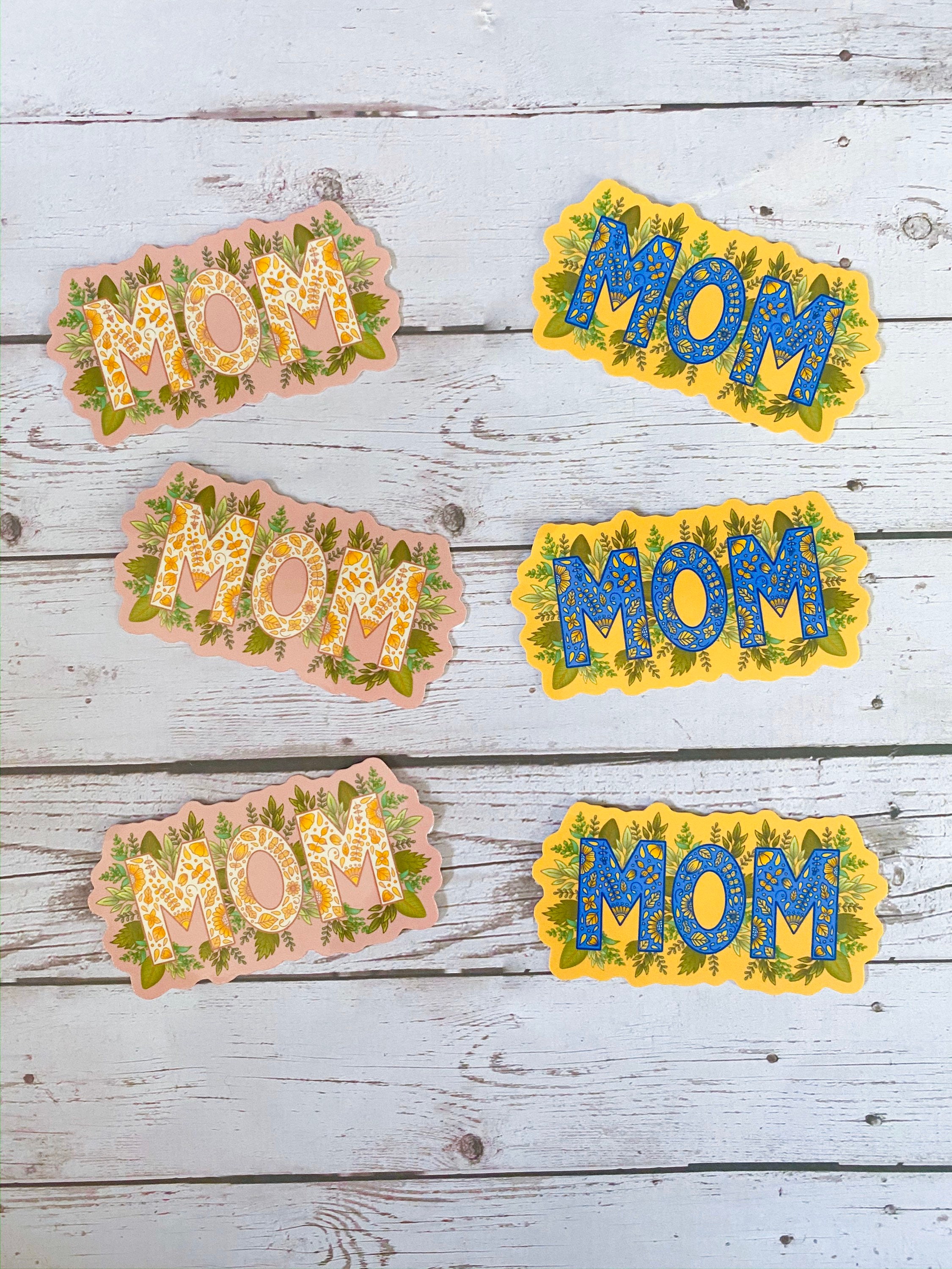 Mom Sticker Mother Sticker Stickers for Hydroflask Laptop - Etsy