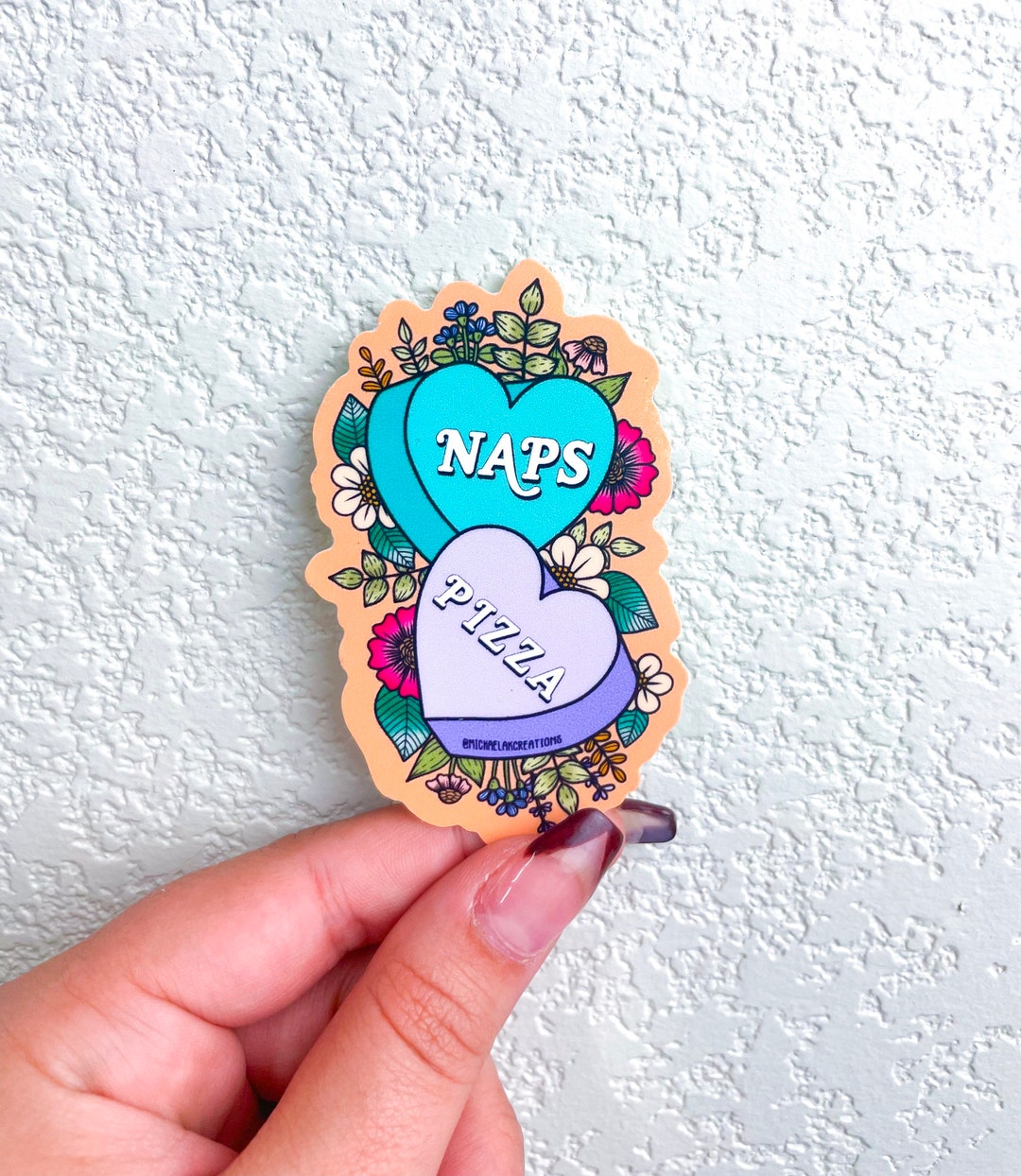 Nap and Pizza Sticker | Stickers | Stickers for Hydroflask|laptop ...