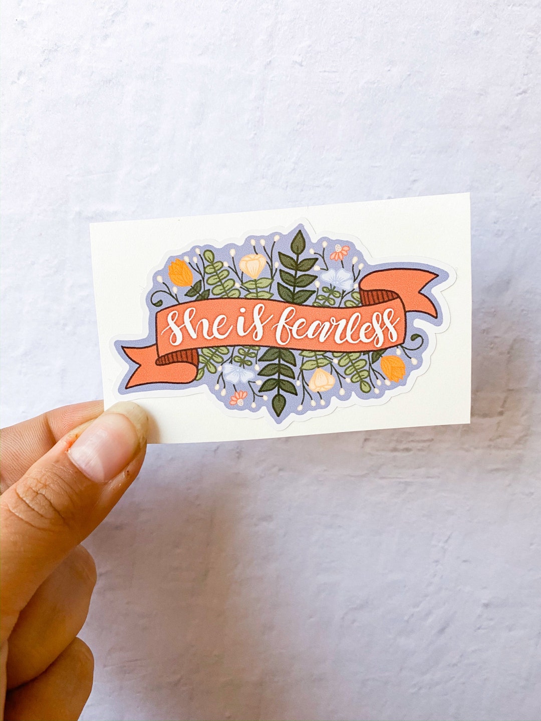 She is Fearless Sticker | Feminist Sticker | Motivational Stickers ...