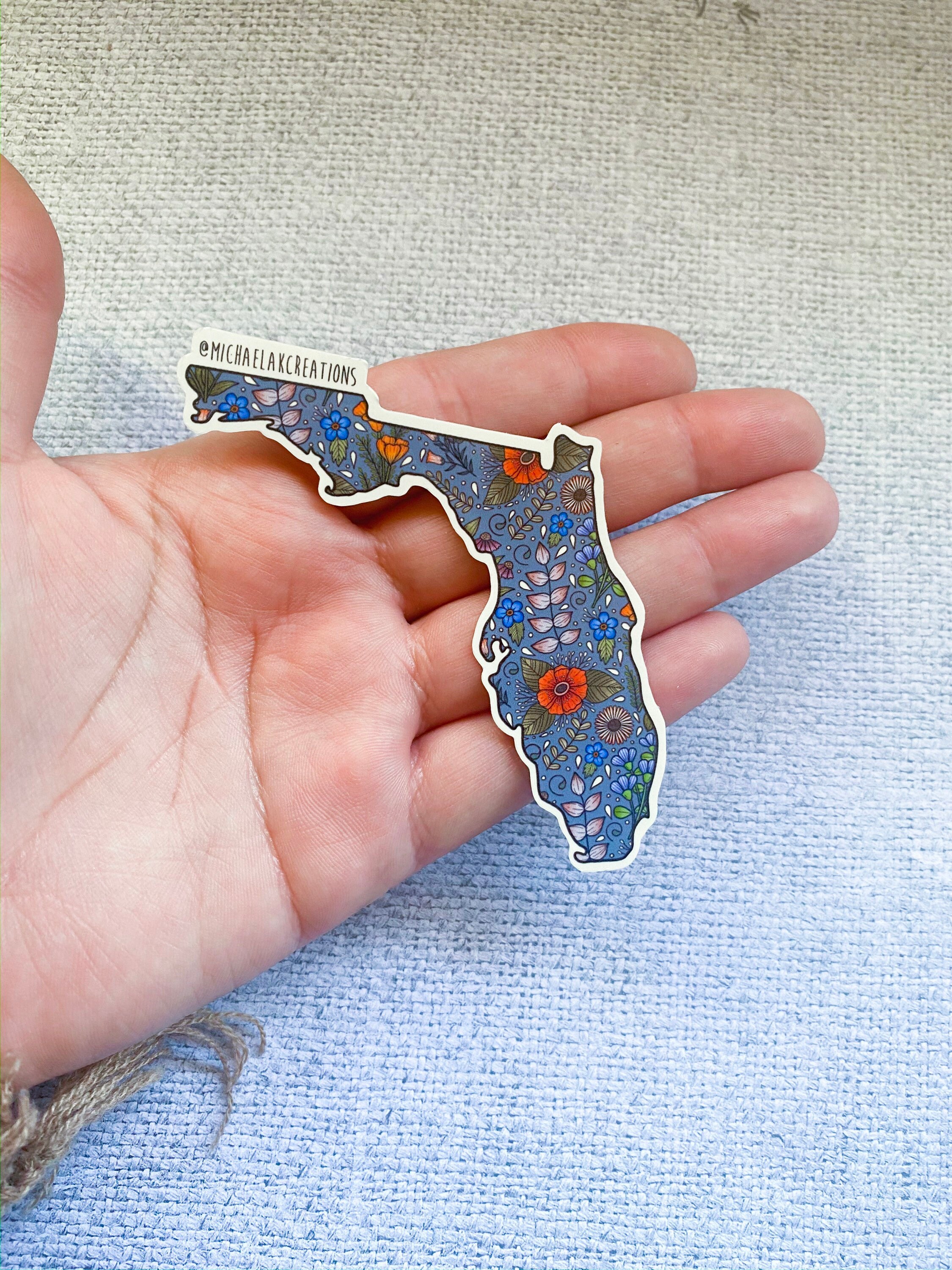 Florida Sticker | States Stickers | FL Sticker | Stickers for ...