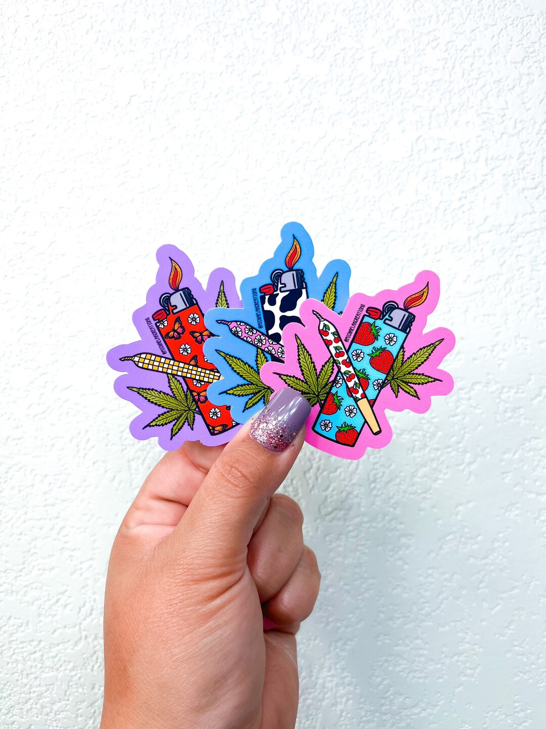Lighter Sticker |420 Sticker | Stickers for Hydroflask|flower Sticker ...
