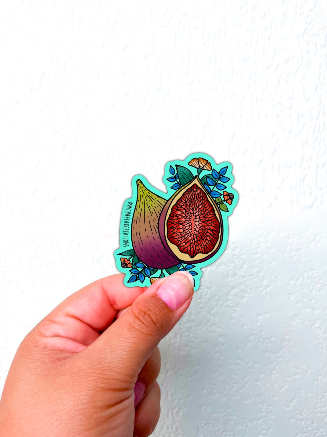 Fig Sticker | Fruit Stickers | Fig Gift | Stickers for Hydroflask ...