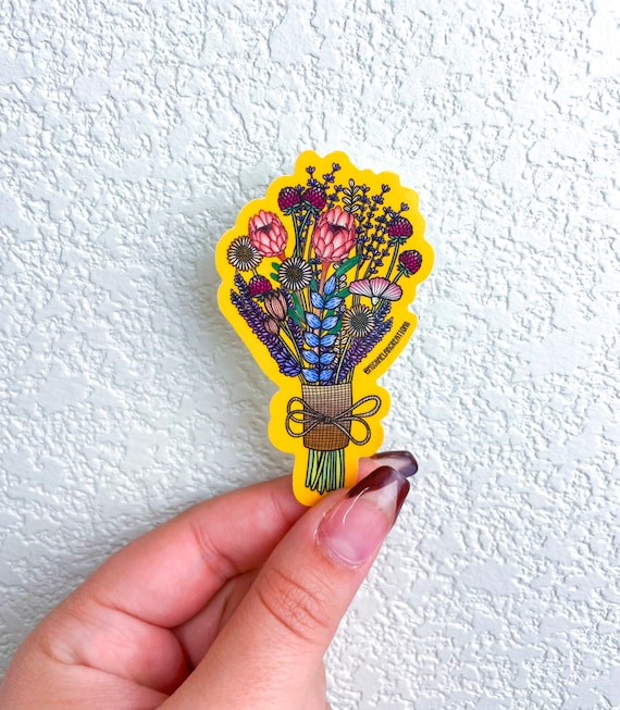 Boquet Sticker Stickers Stickers for Hydroflask Laptop - Etsy