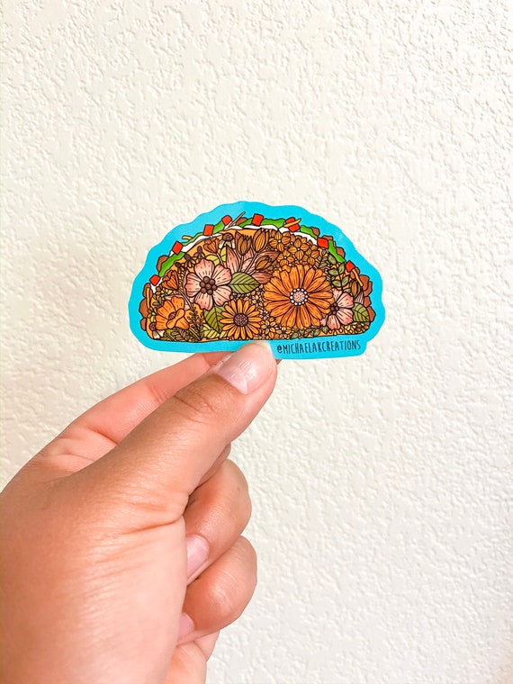 Taco Sticker Stickers for Hydroflask Laptop Stickers - Etsy