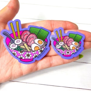 Ramen Sticker |food Sticker|noodle Sticker |hydro Flask Stickers | Cool ...