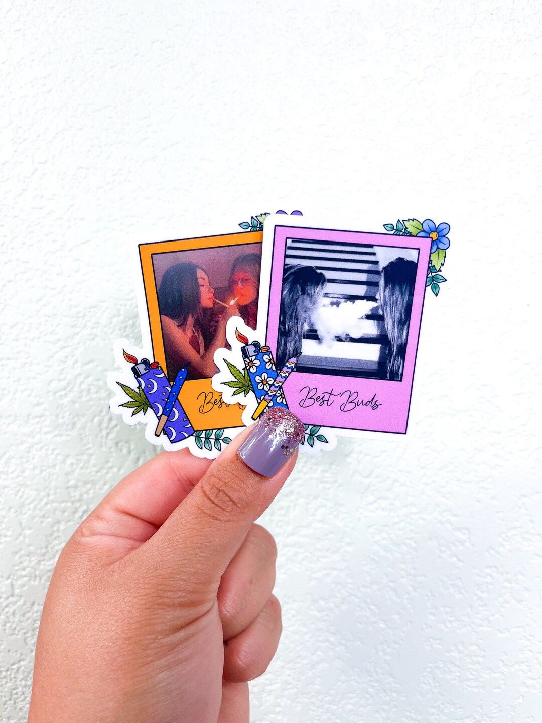Custom Picture Sticker | Best Buds Sticker |stoner Sticker| Stickers ...