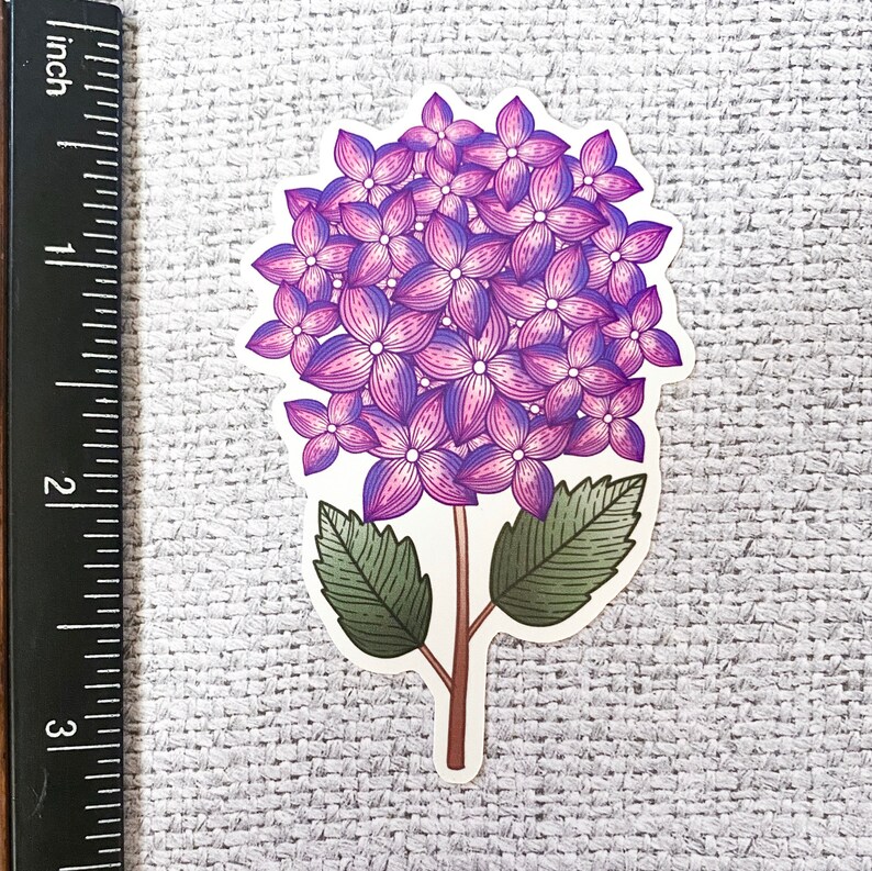 Hydrangea Sticker Stickers for Hydroflask Laptop Stickers - Etsy