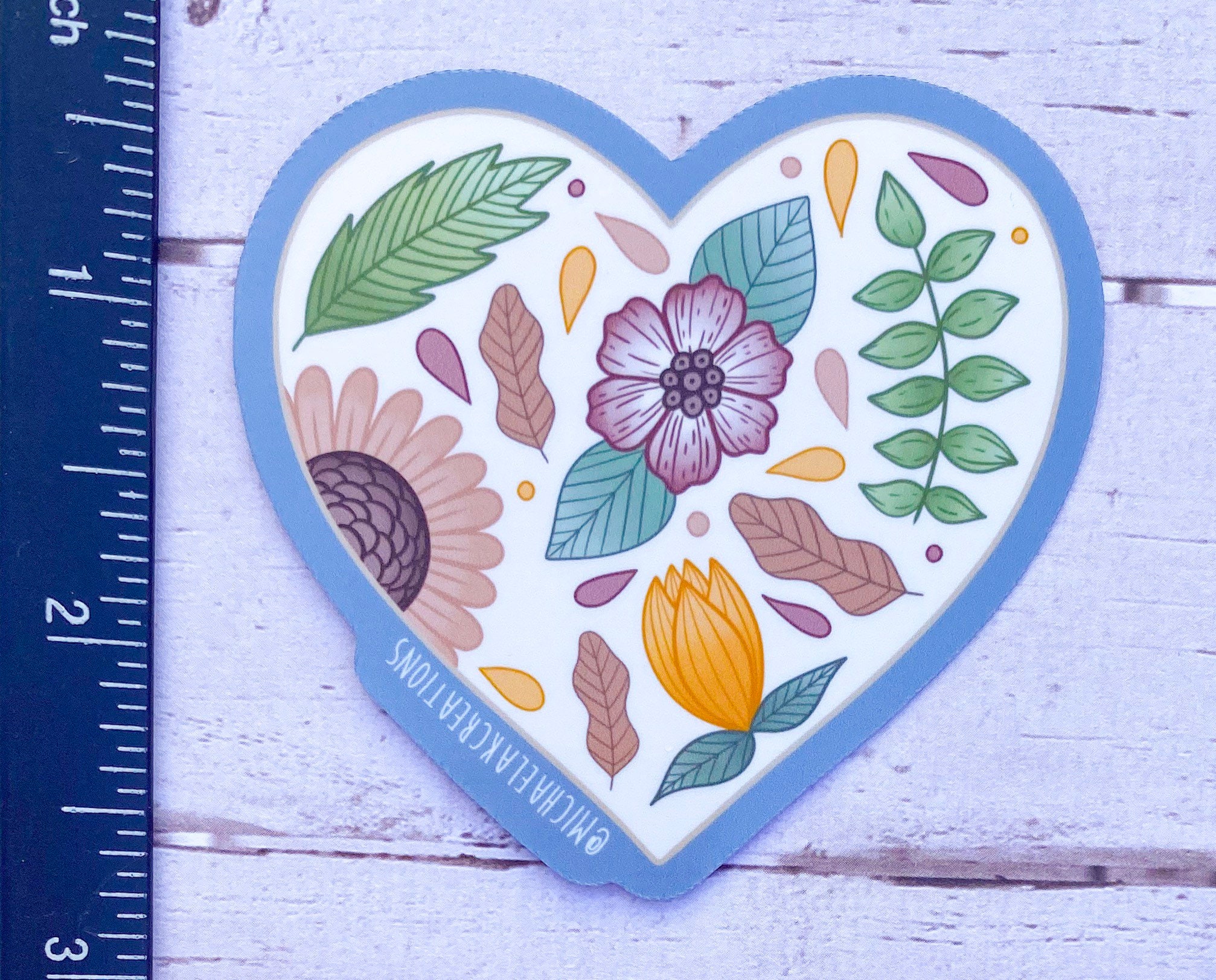 Heart Sticker stickers for Hydroflask Laptop Stickers | Etsy