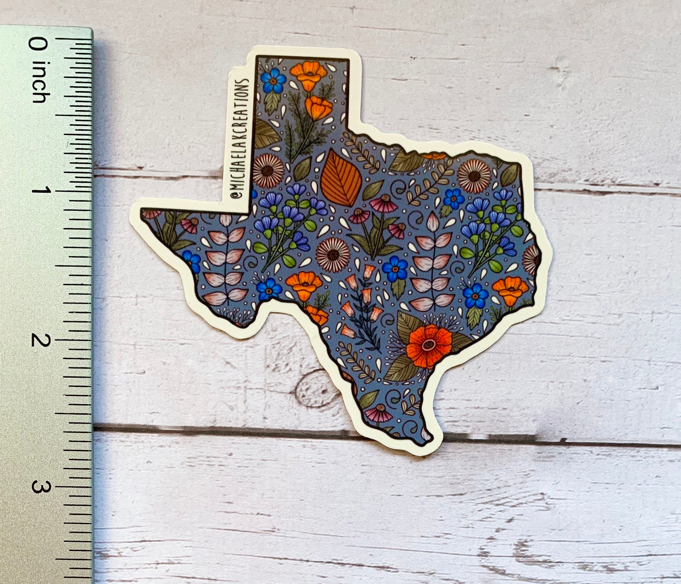 Texas Sticker States Stickers TX Sticker Stickers for - Etsy