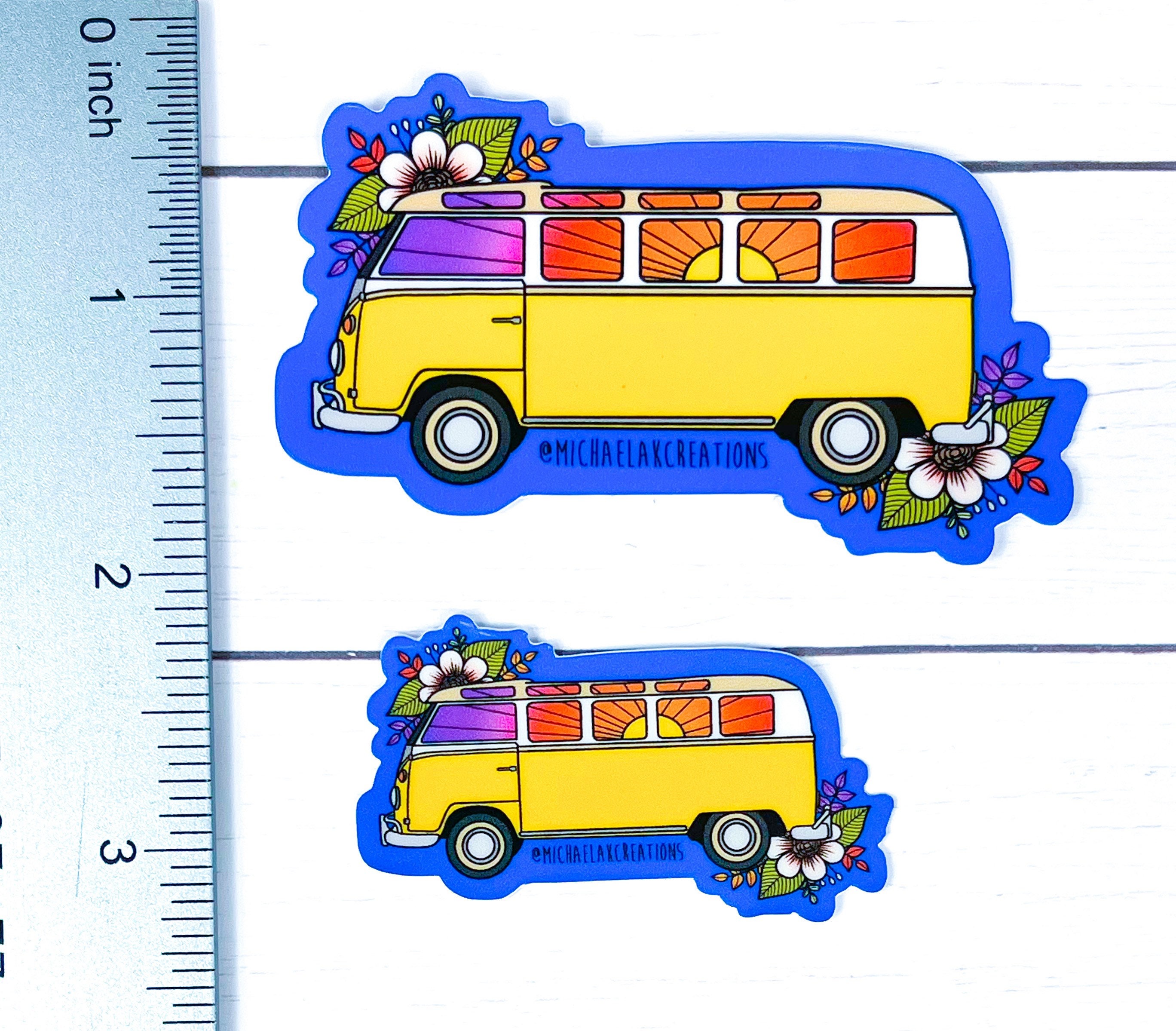 VW Bus Sticker Stickers Stickers for Hydroflask Summer - Etsy