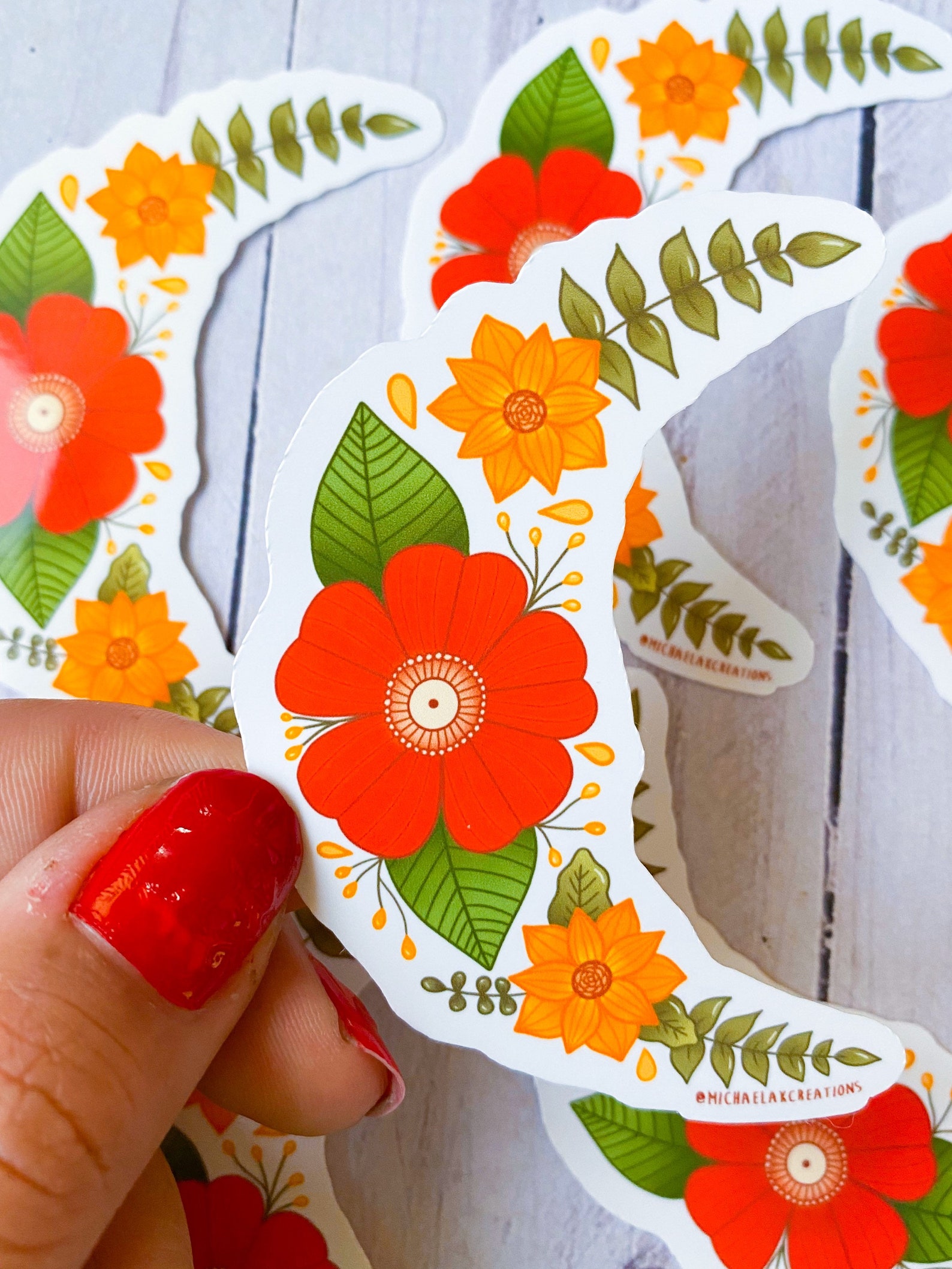 Crescent Moon Sticker Moon Lover Gift Stickers for - Etsy