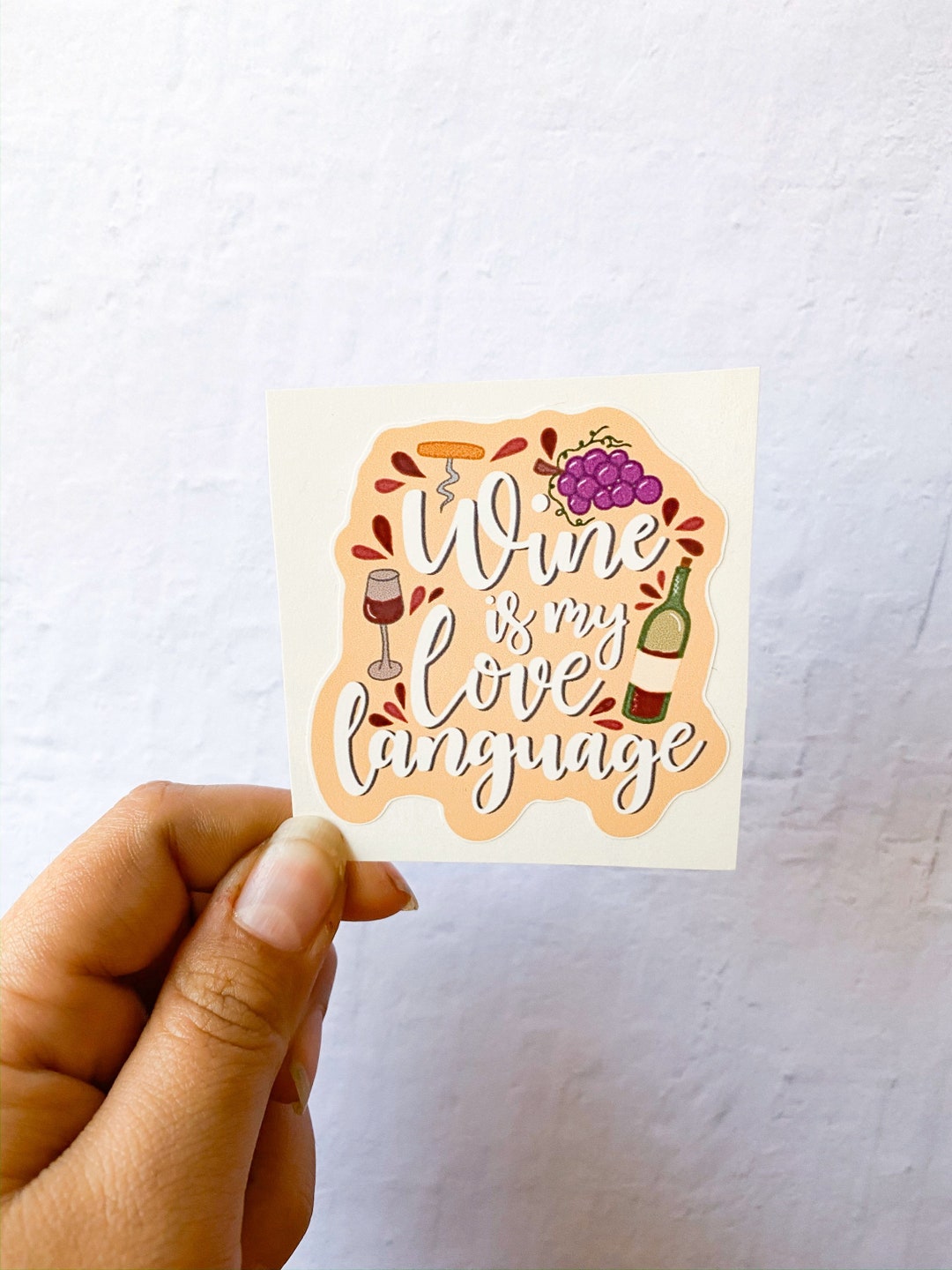 Wine Sticker | Wine Lover Gift| Wine Gift | Stickers for Hydroflask ...