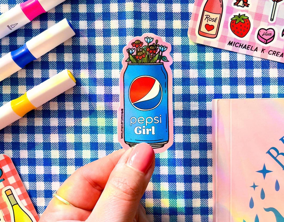 Pepsi Girl Sticker,stickers for Hydroflask,laptop Sticker,cute Car ...