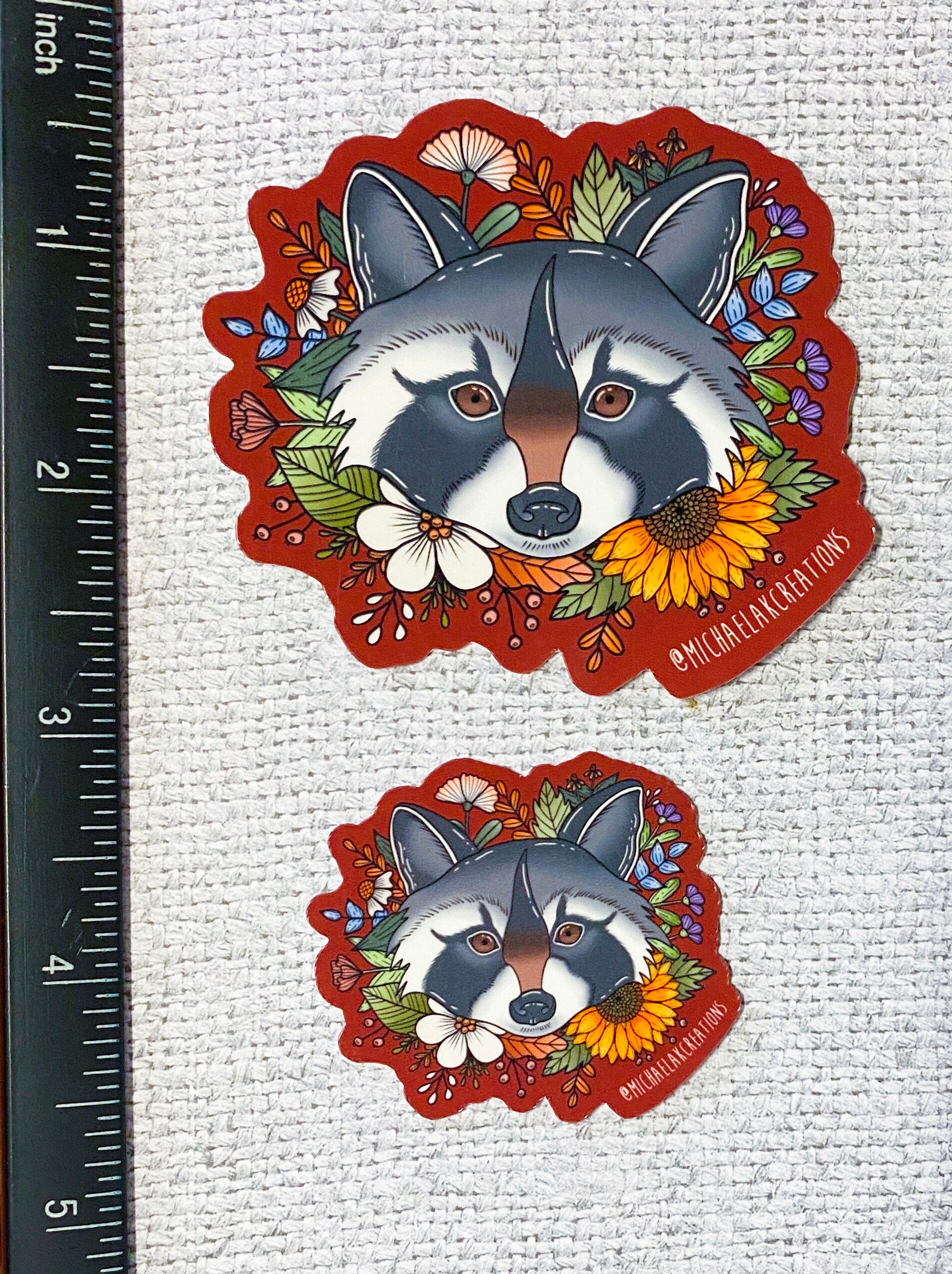 Raccoon Sticker Stickers Stickers for Hydroflask Laptop - Etsy