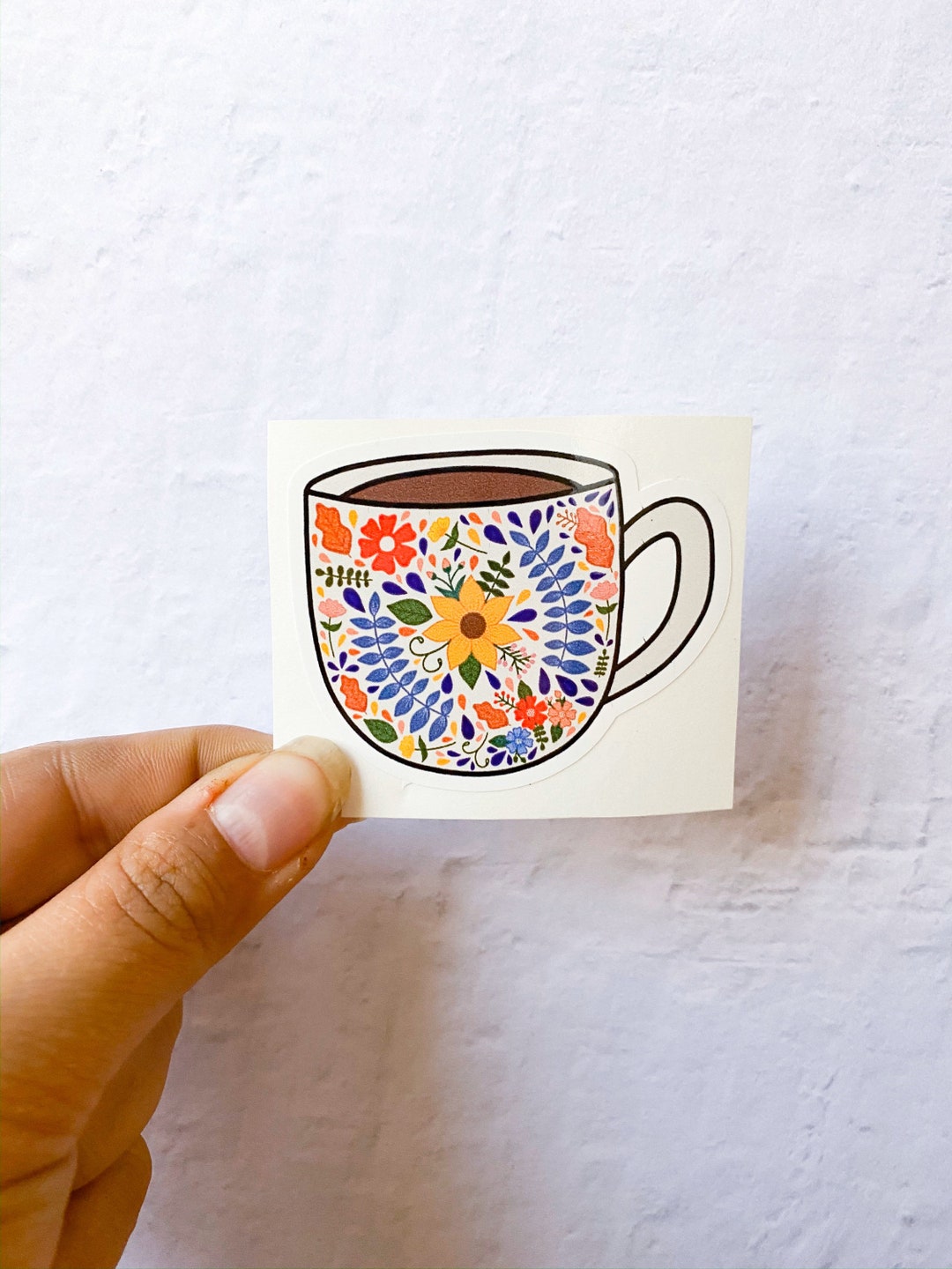 Coffee Cup Sticker | Stickers for Hydroflask | Laptop Sticker | Gift ...