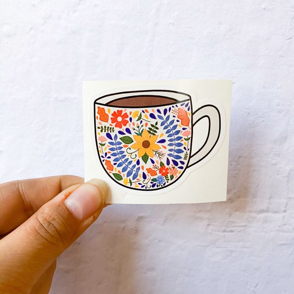 Coffee Cup Stickers - Etsy